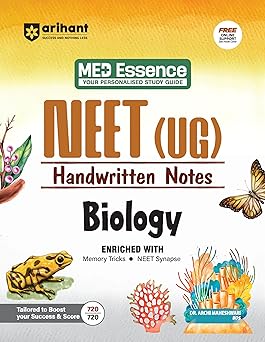 Arihant NEET (UG) Exam: Handwritten Notes for Biology | First and Only ...