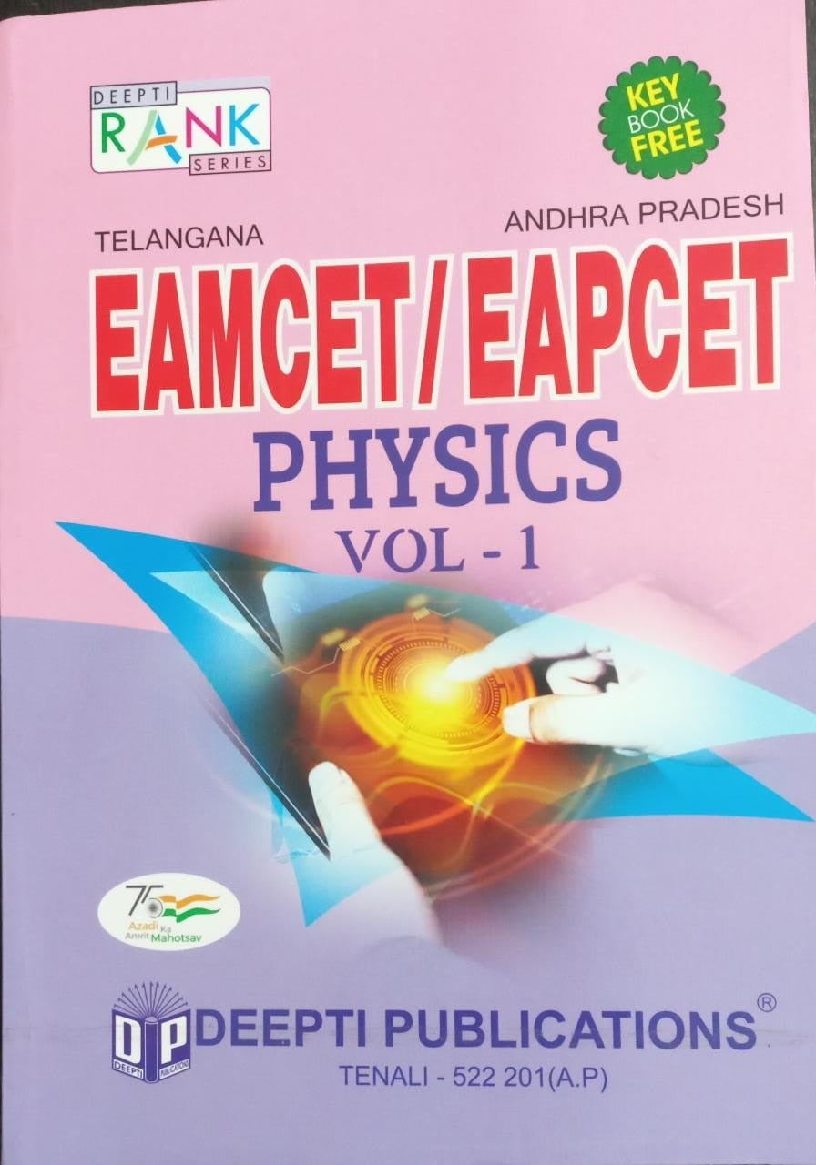 EAMCET/EAPCET Physics Vol -1 TS & AP 2023 Edition– books99.in